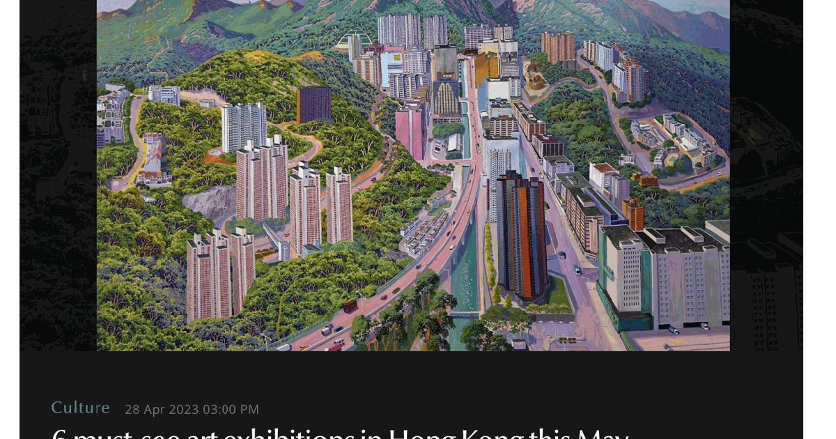 Lifestyle Asia: "6 must-see art exhibitions in Hong Kong this May" | Woaw Gallery
